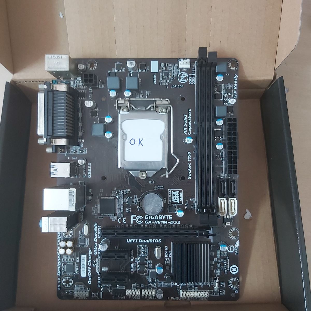 Mainboard GIGABYTE GA-H81M-DS2