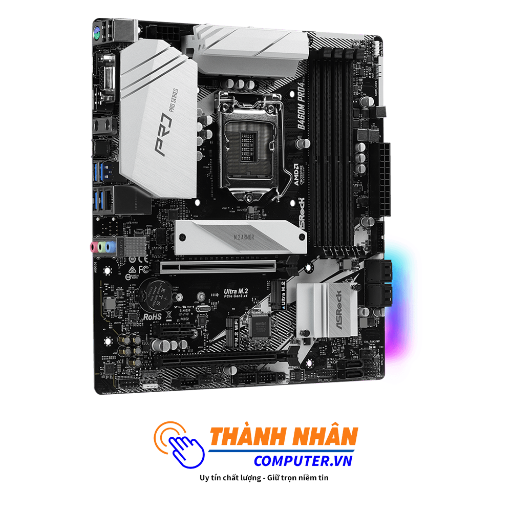 Mainboard Asrock B460M Pro 4 (B460M Pro4) New Fullbox