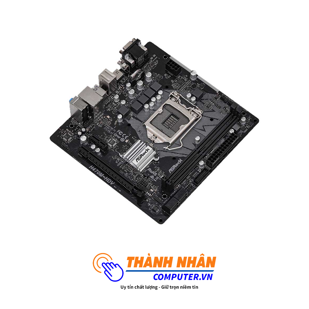 Mainboard Asrock H470M-HVS (LGA 1200 - m-ATX Form Factor - DDR4) New ...