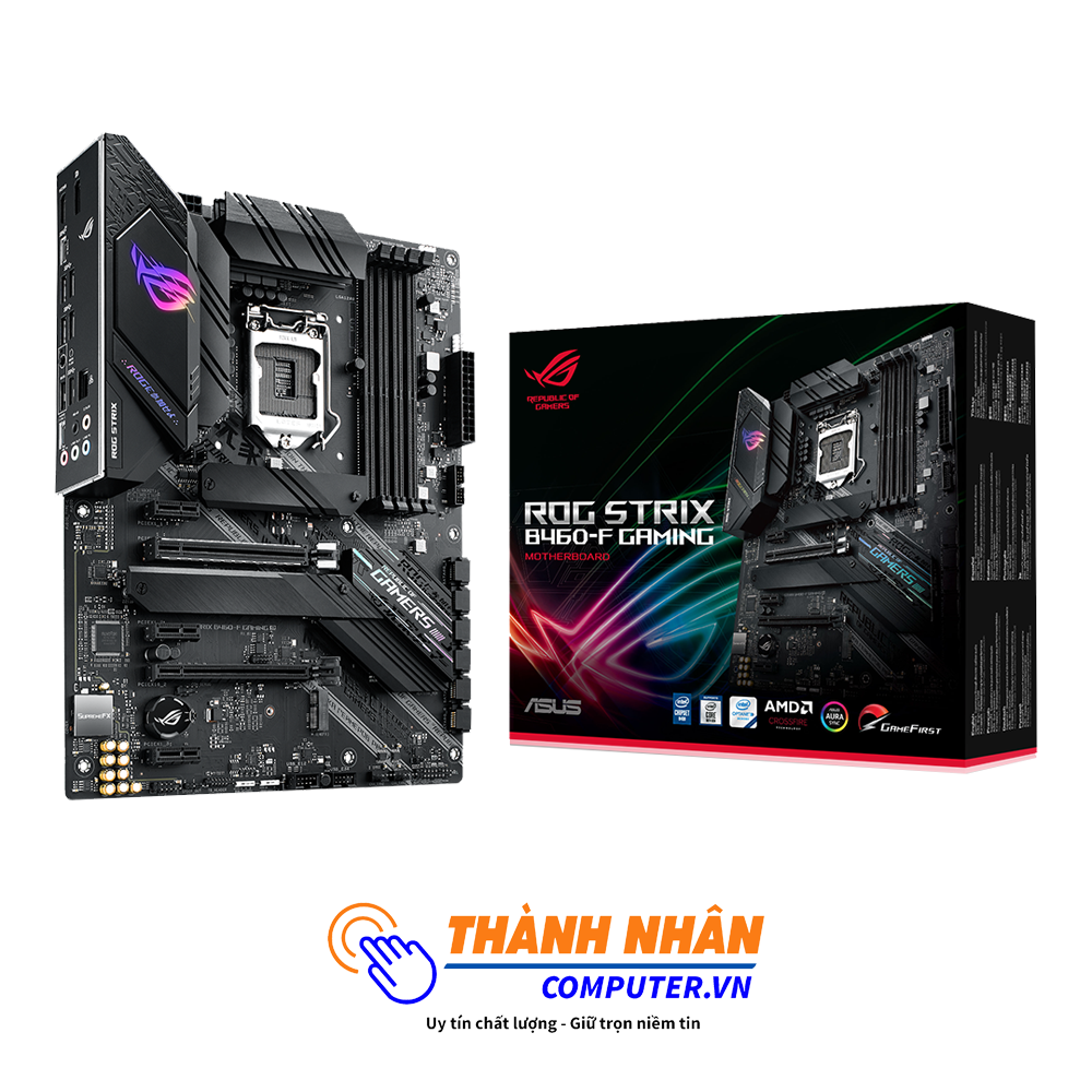 Mainboard ASUS ROG STRIX B460-F GAMING (Intel B460, Socket 1200, ATX, 4 ...