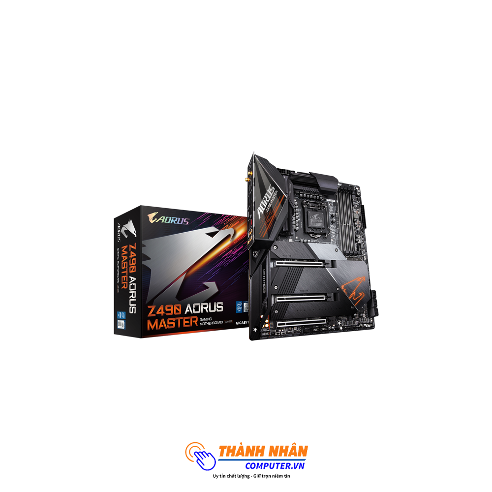 Mainboard GIGABYTE Z490 AORUS MASTER (Intel Z490, Socket 1200, ATX, 4 ...
