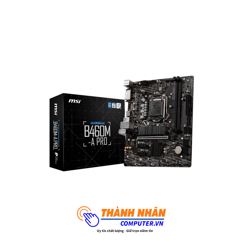Mainboard MSI B460M-A Pro (Chipset: B460, Socket: LGA 1200, Micro-ATX ...