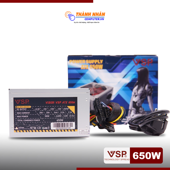 Nguồn máy tính Power VSP 650W